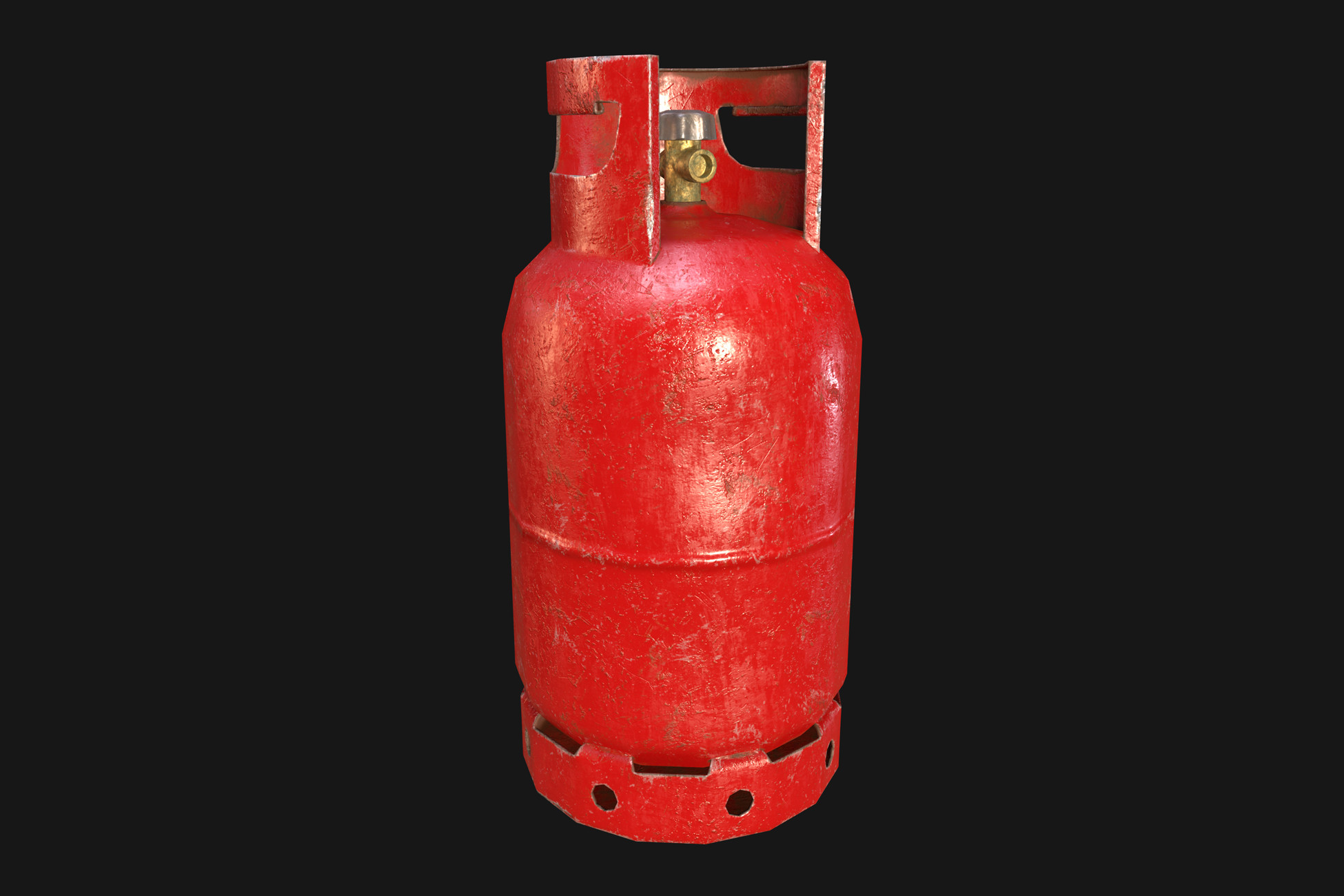 Gas Cylinder 3D Model Game Ready | 3D Props | Unity Asset Store