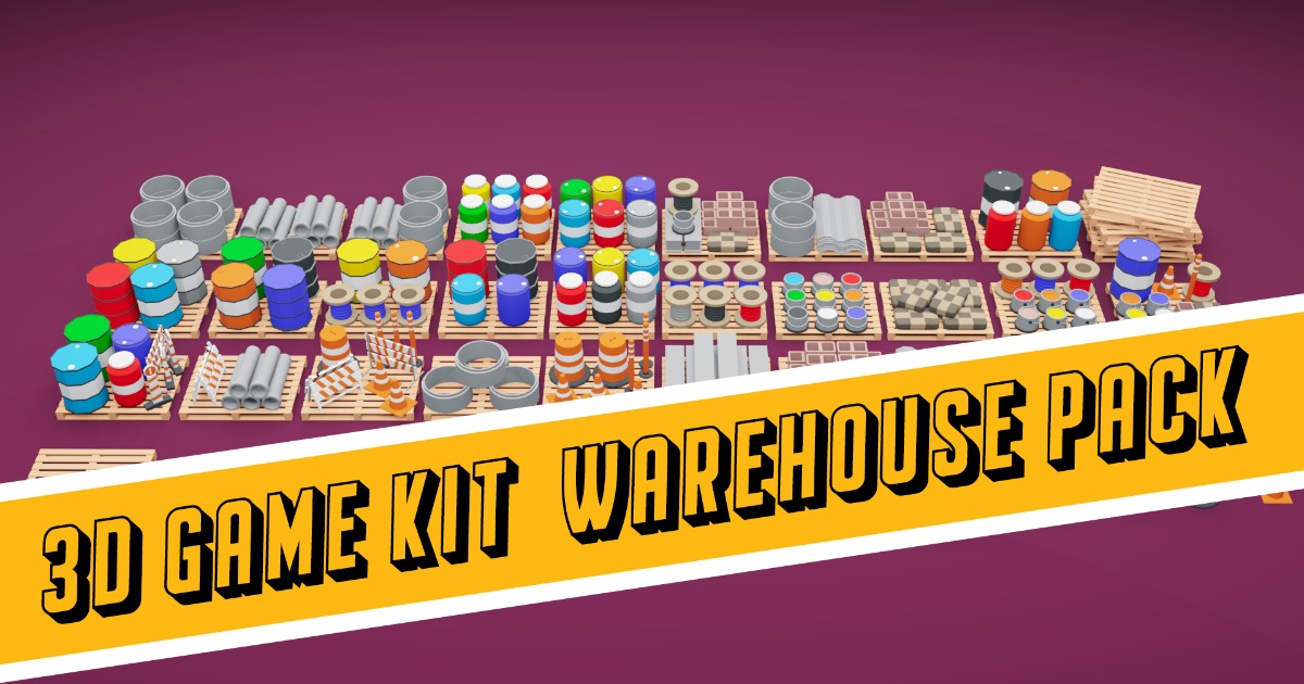 3D Game Kit-Warehouse Material Pack | 3D Industrial | Unity Asset Store