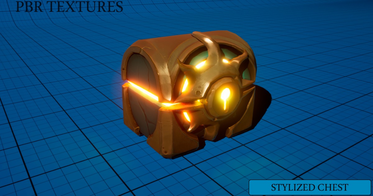 Stylized Chest 1 - Animated, Textured, PBR, Unlit | 3D Props | Unity ...