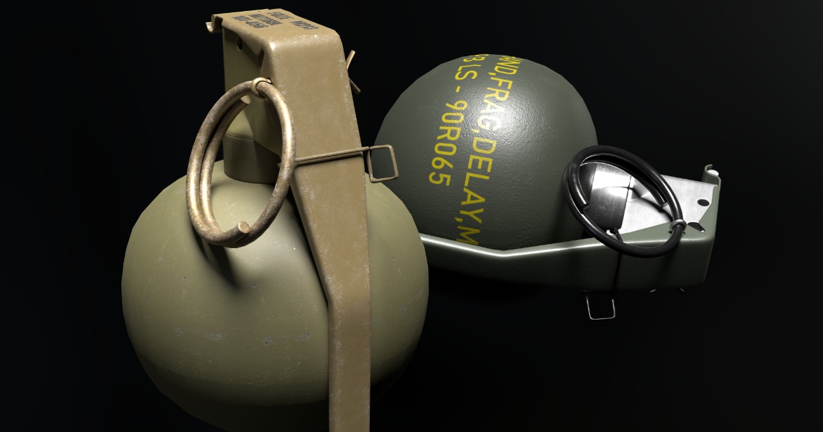 M67 Grenade | 3D Weapons | Unity Asset Store