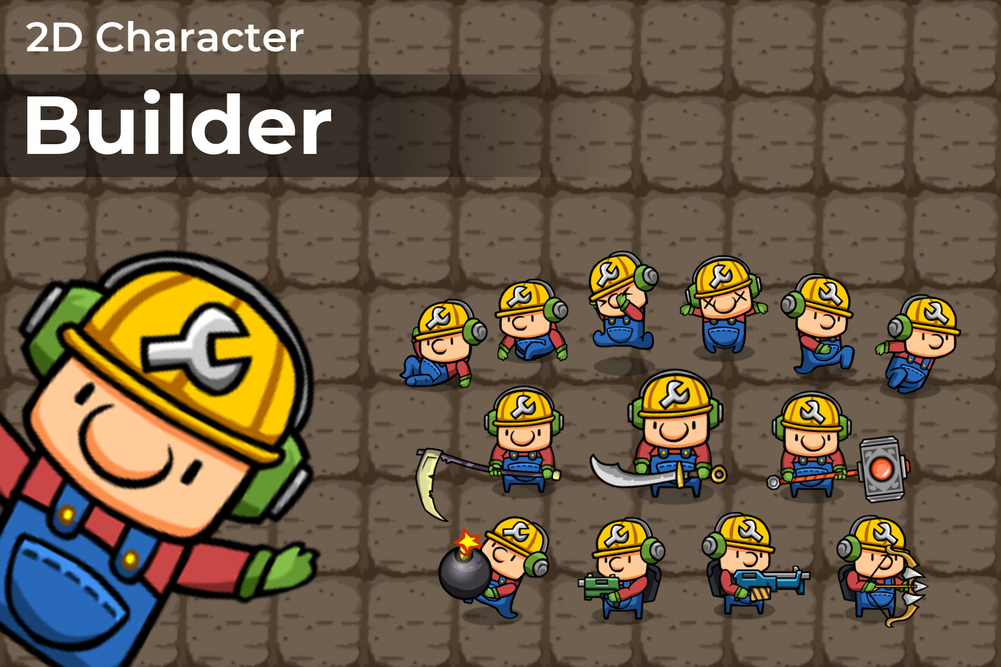 2D Character - Builder | 2D Characters | Unity Asset Store