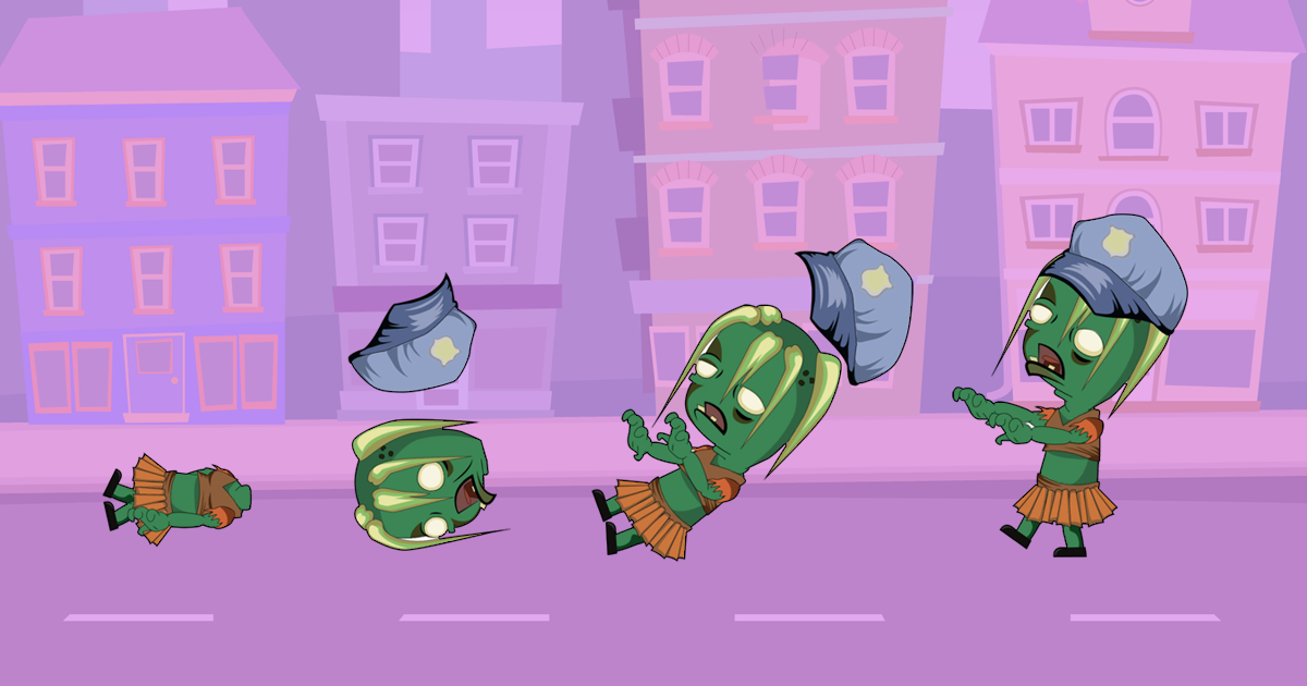 2D Chibi Girl Zombie - Character Animated Ready for Mobile | 2D 캐릭터 ...