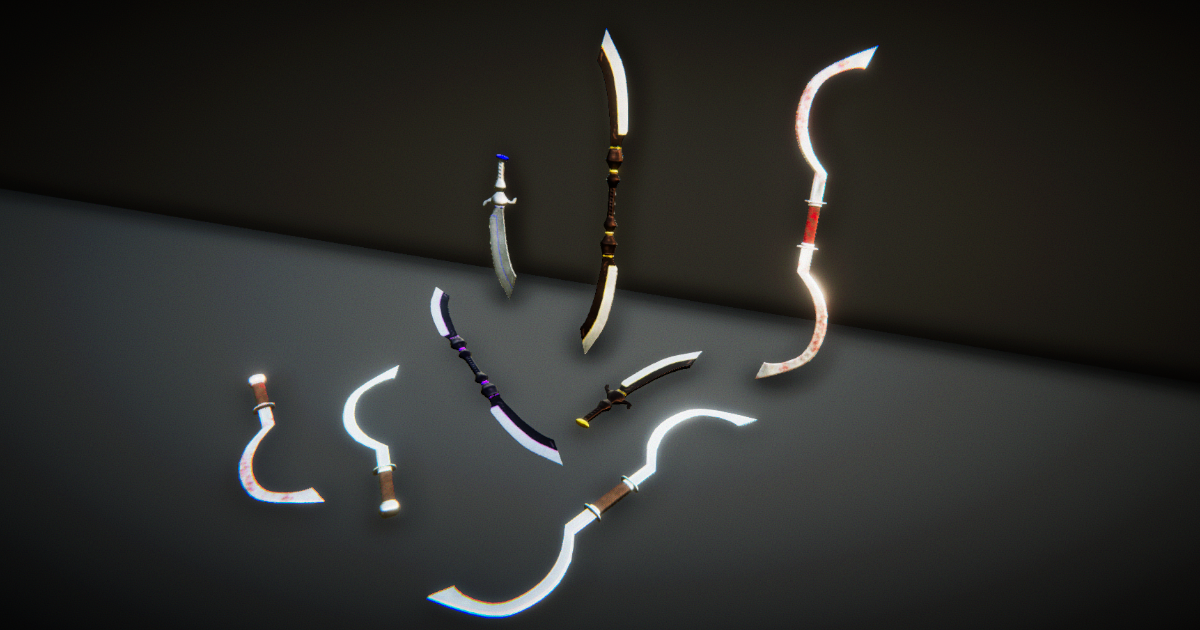 UKit Blades. | 3D Weapons | Unity Asset Store