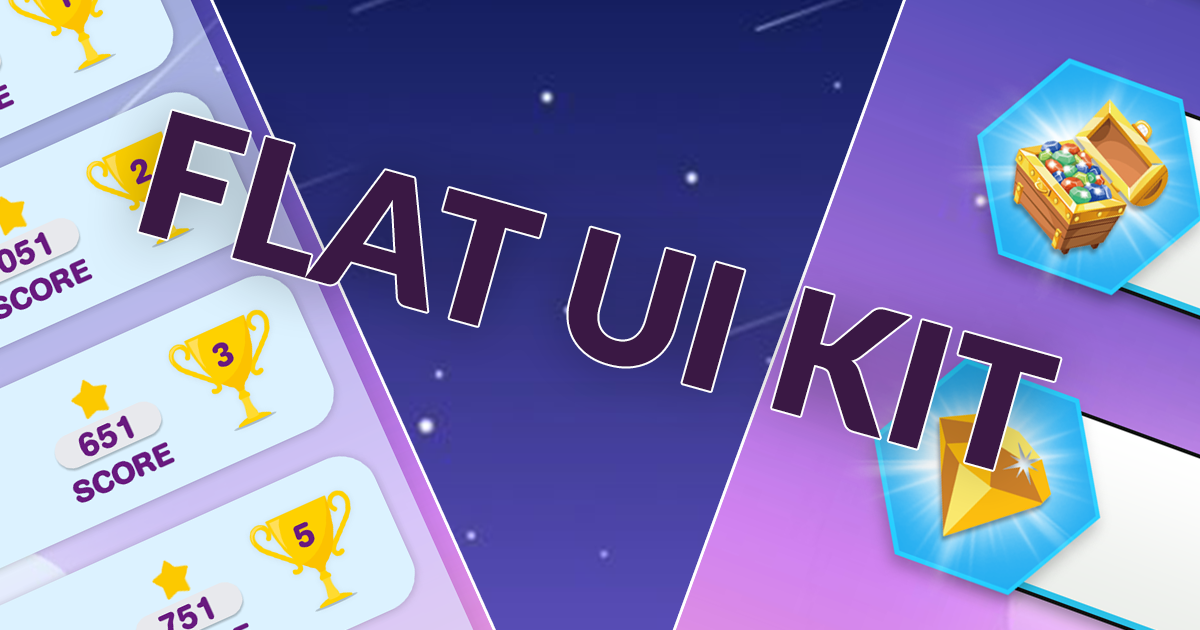 2D Game Ui /Casual Game ui Elements | 2D GUI | Unity Asset Store