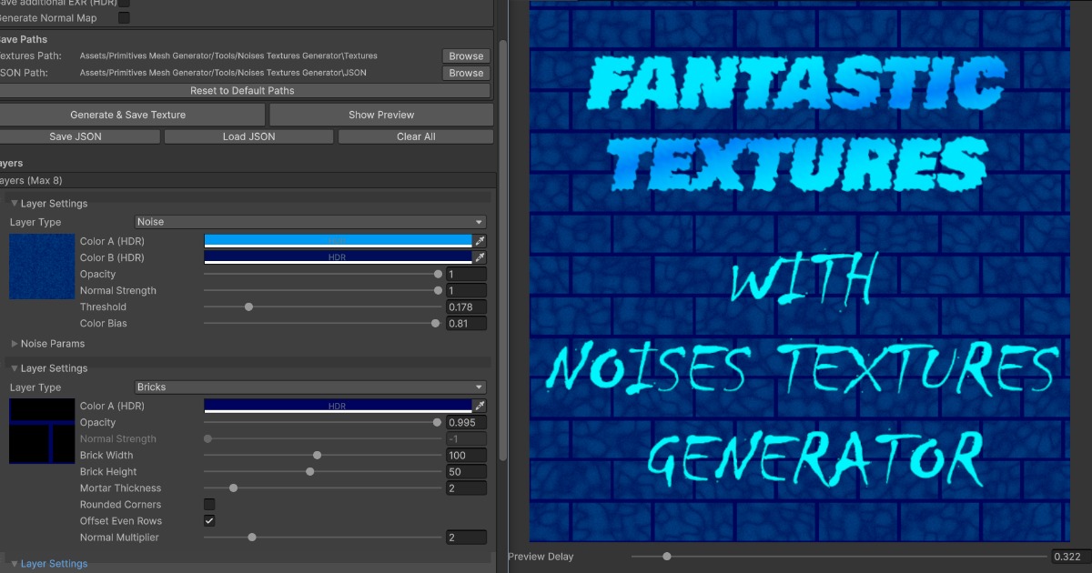 Noises Textures Generator | Utilities Tools | Unity Asset Store