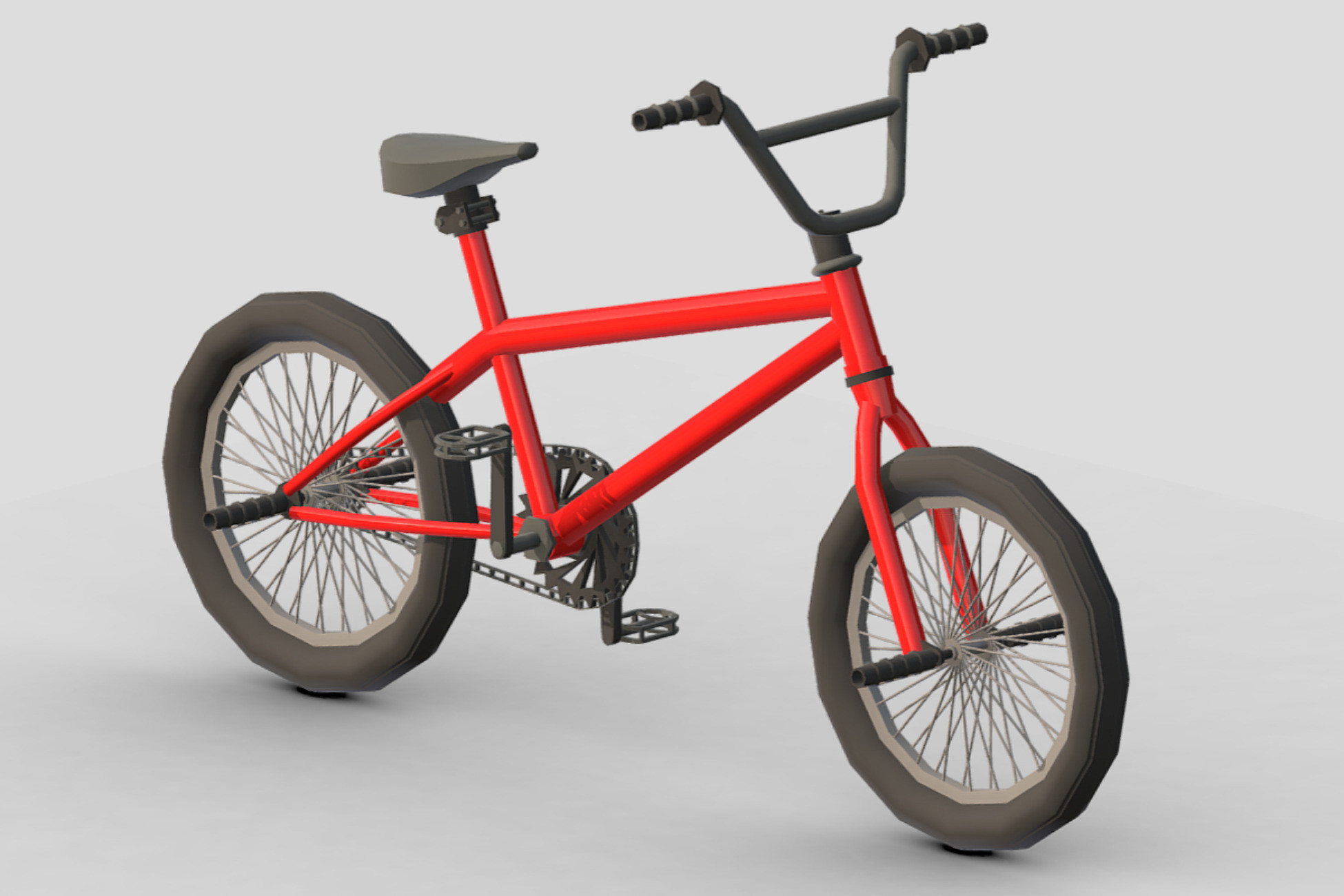 Low-Poly Bicycle # 4 | 3D Land | Unity Asset Store