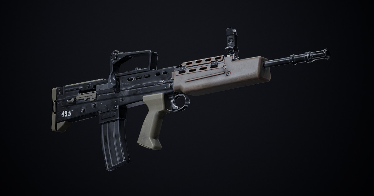 SA80 Variants | 3D Weapons | Unity Asset Store