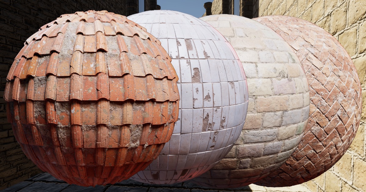 Italian alleyway Materials - Erbeilo3D | 2D Textures & Materials ...