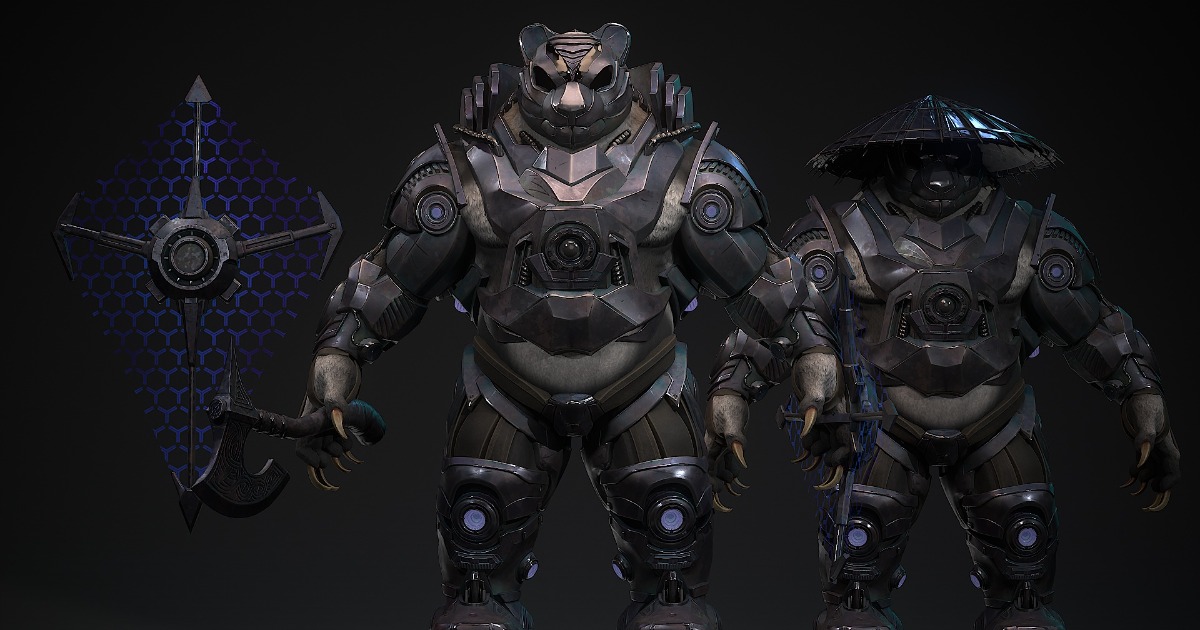 Sci fi Panda | Characters | Unity Asset Store