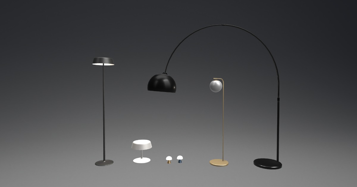 Lamp Set_01 | 3D Interior | Unity Asset Store