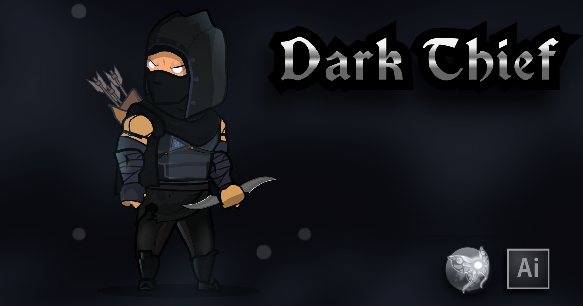 Dark Thief | 2D Characters | Unity Asset Store