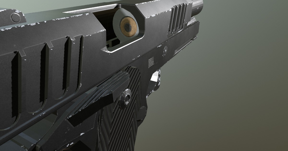 804GS Assets - 2011 Pistol | 3D Guns | Unity Asset Store