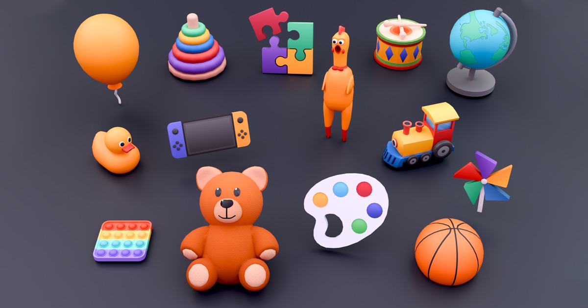 Objects Pack | Toys | 3D Props | Unity Asset Store