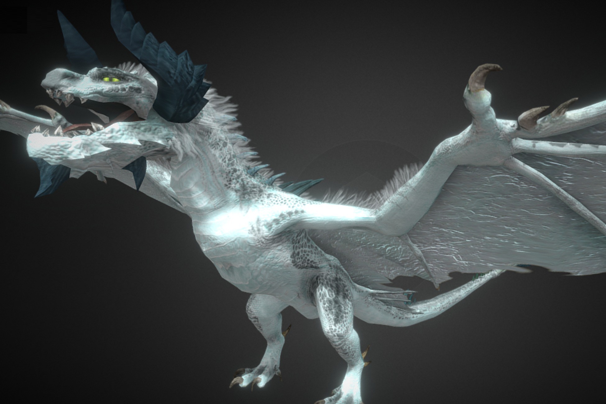 Great Wyvern Ice v1 | 3D Creatures | Unity Asset Store