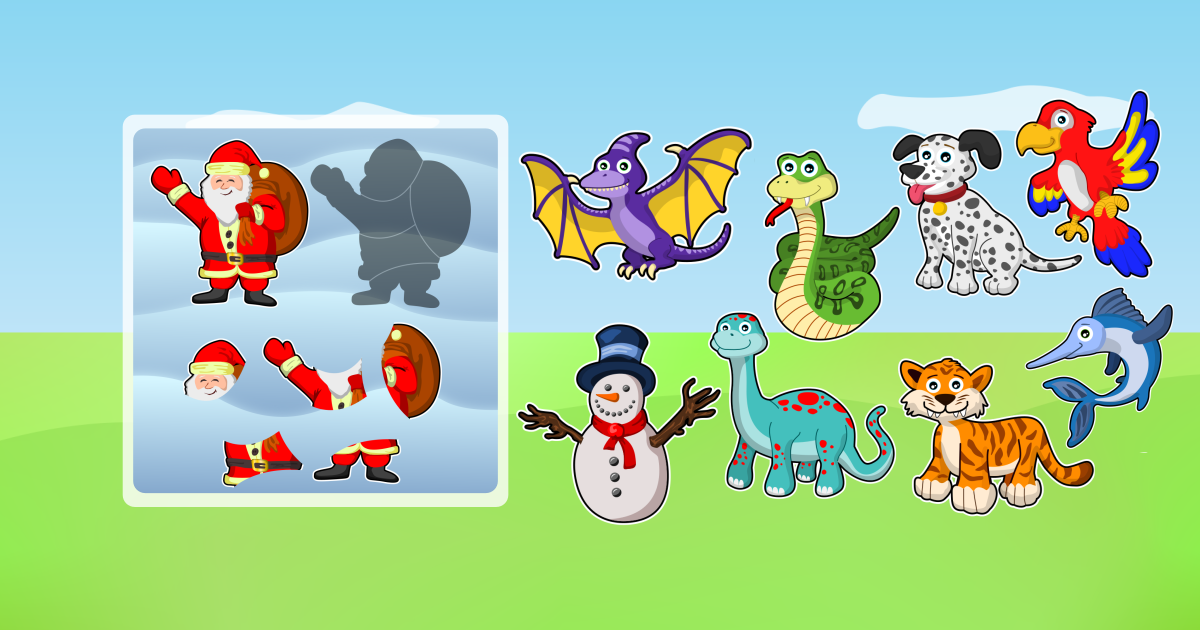 Kid Puzzle Game Complete Asset Pack | 2D Textures & Materials | Unity ...