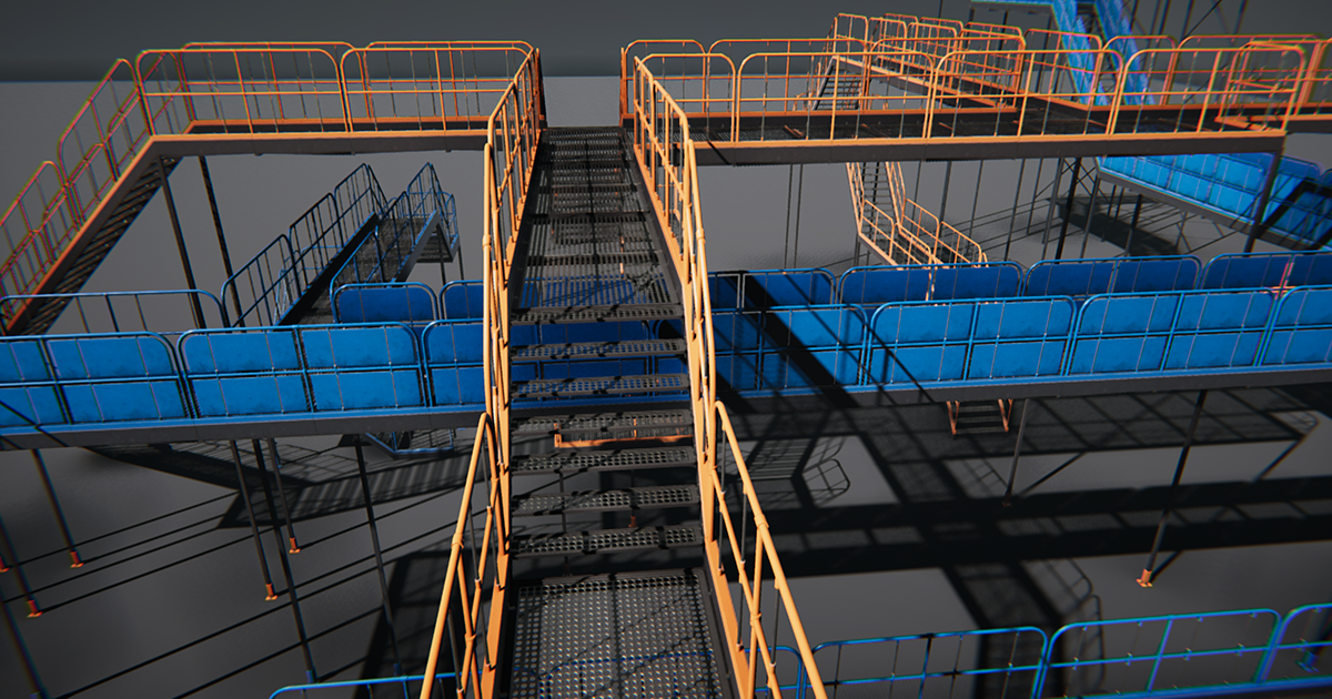 Modular Platform | 3D Industrial | Unity Asset Store