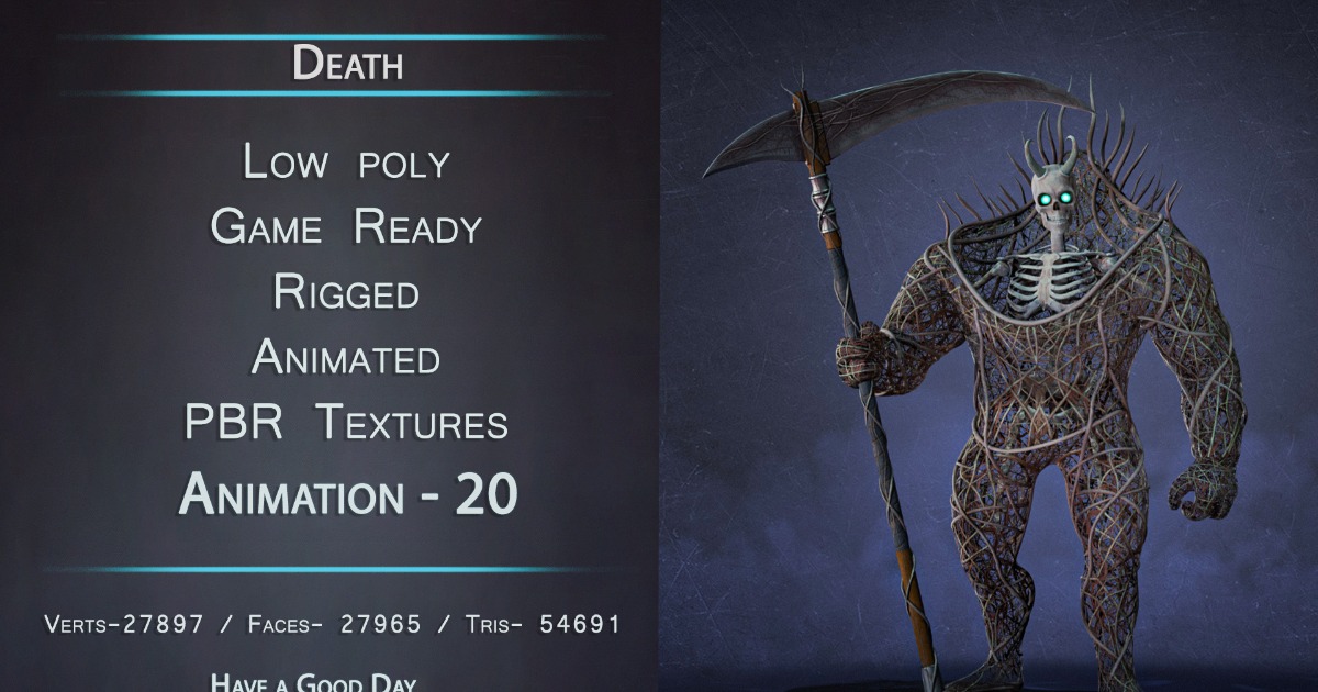 Death_ | 3D Characters | Unity Asset Store