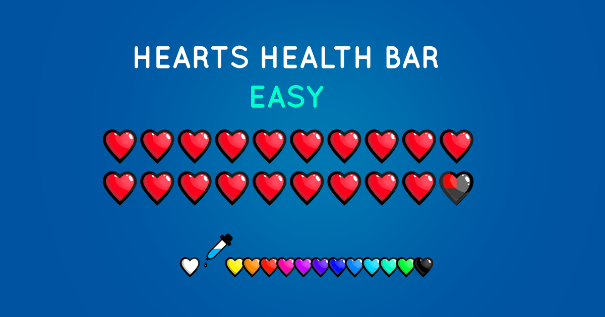 Hearts Health Bar Easy | Systems | Unity Asset Store