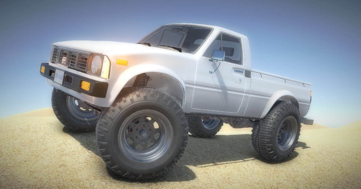 Pickup Truck 1980 | 3D Land | Unity Asset Store