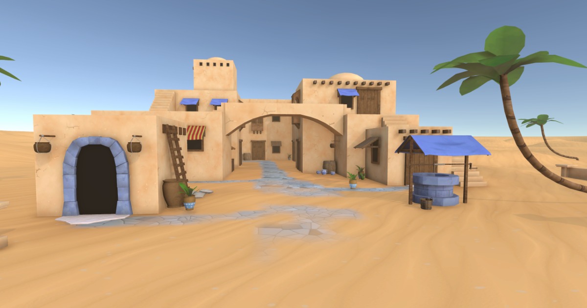 "Stylized 3D Desert Landscape Assets Pack | 3D Environments | Unity ...
