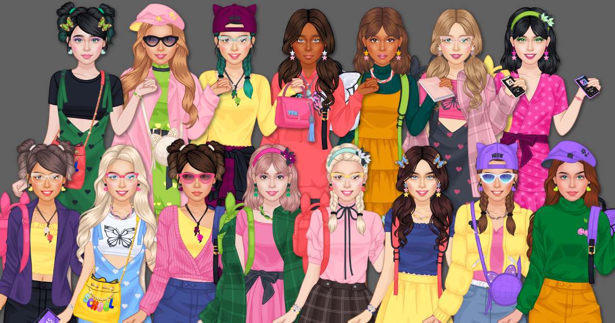 School Girl Character 2 | 2D Characters | Unity Asset Store