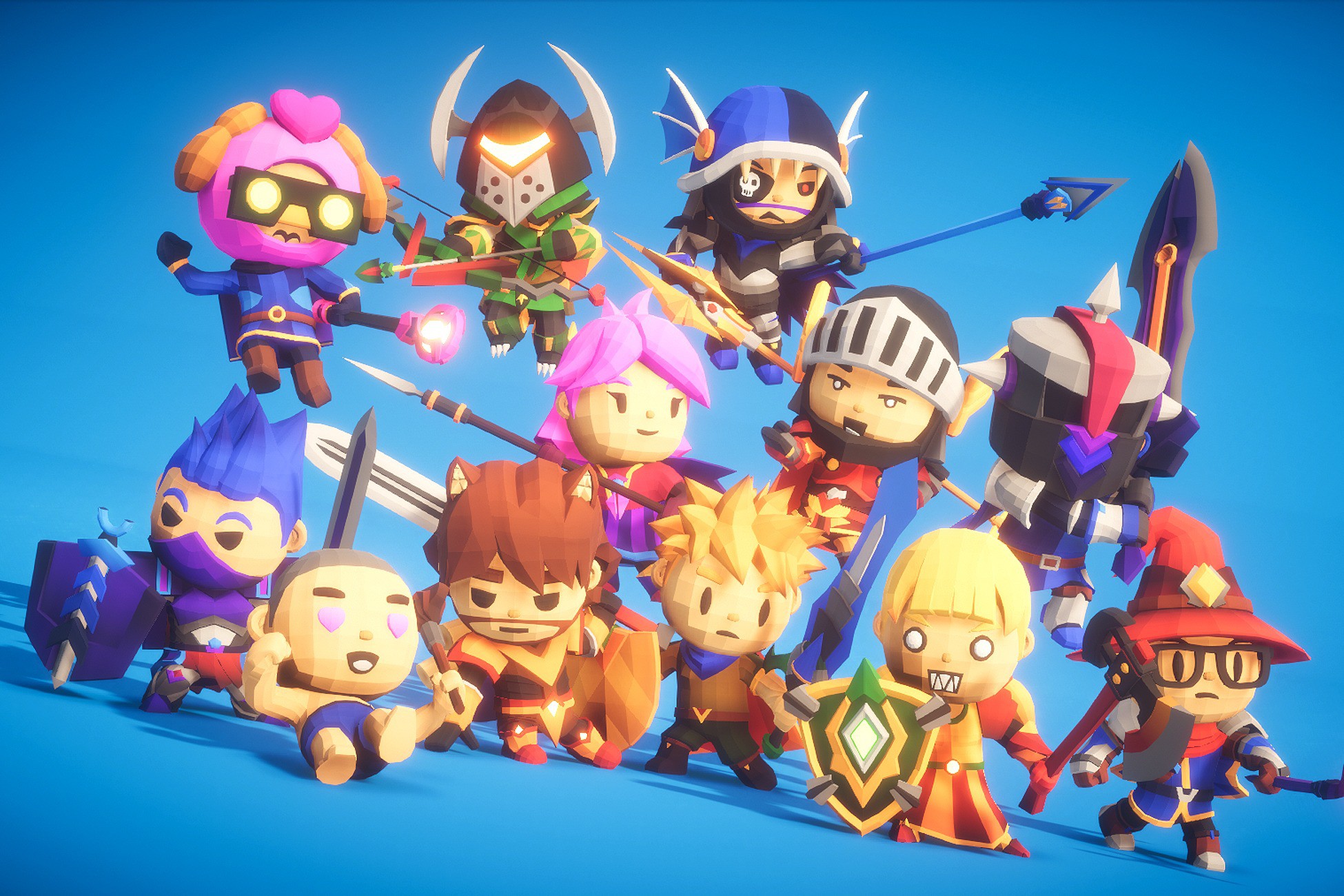 RPG Tiny Hero Wave Polyart | Characters | Unity Asset Store
