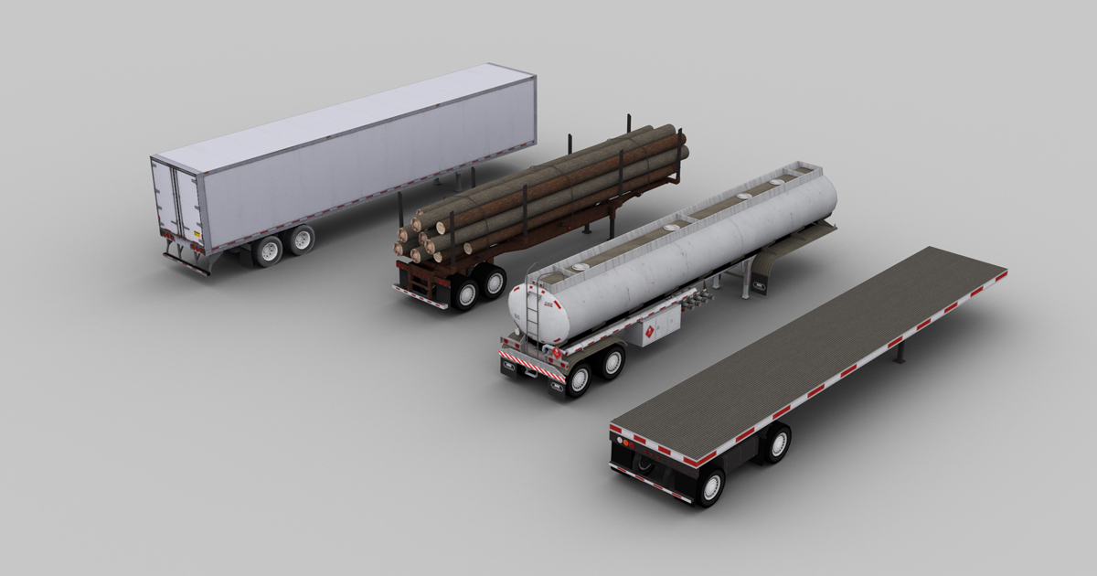 Trailer Pack 01 | 3D Land | Unity Asset Store