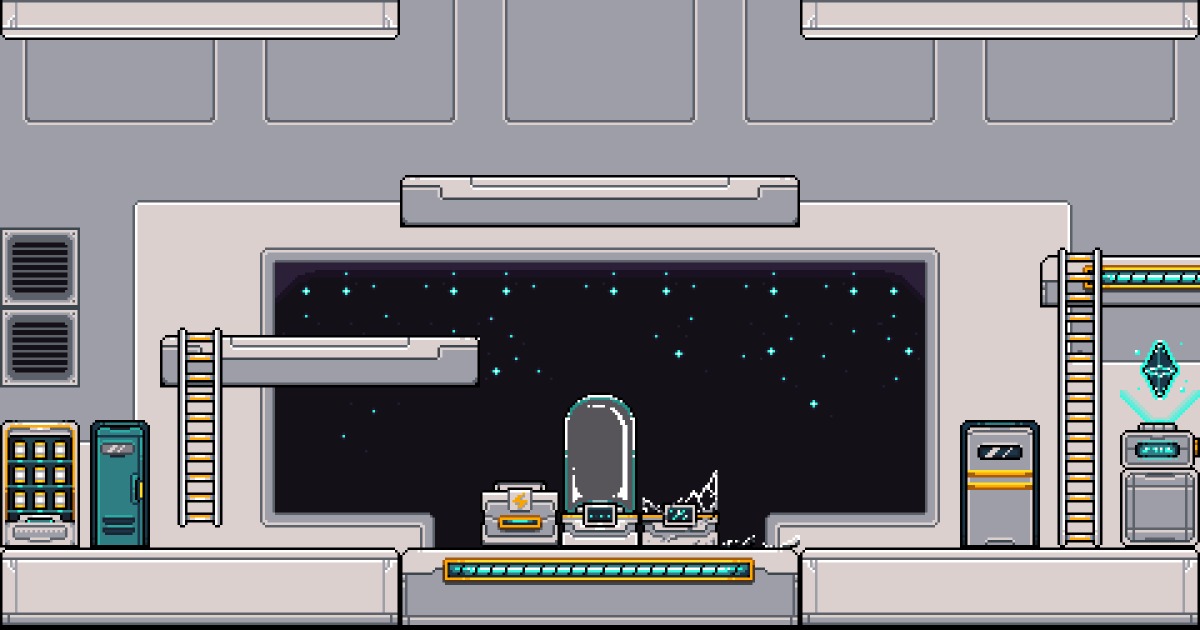 Sci-fi space base | 2D Environments Pack | 2D Environments | Unity ...