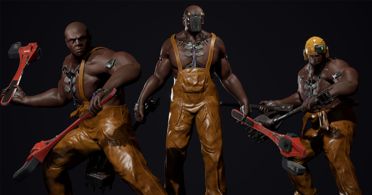 Cyberpunk Thug 2 | Characters | Unity Asset Store