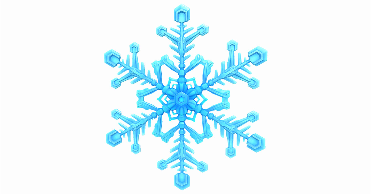 Snowflake High Detail - Low-Poly | 3D Exterior | Unity Asset Store