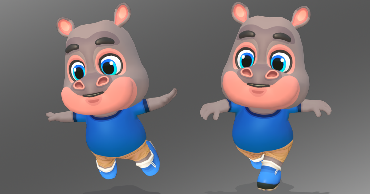 Hippo Animated | Characters | Unity Asset Store