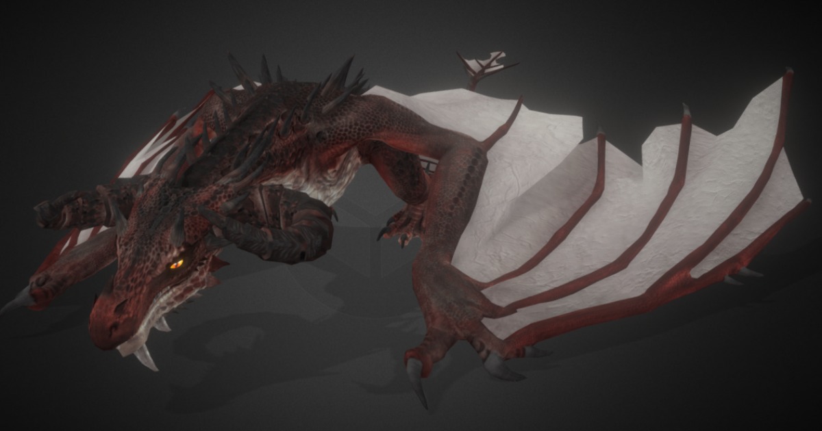 Great Wyvern Fire v1 | 3D Creatures | Unity Asset Store