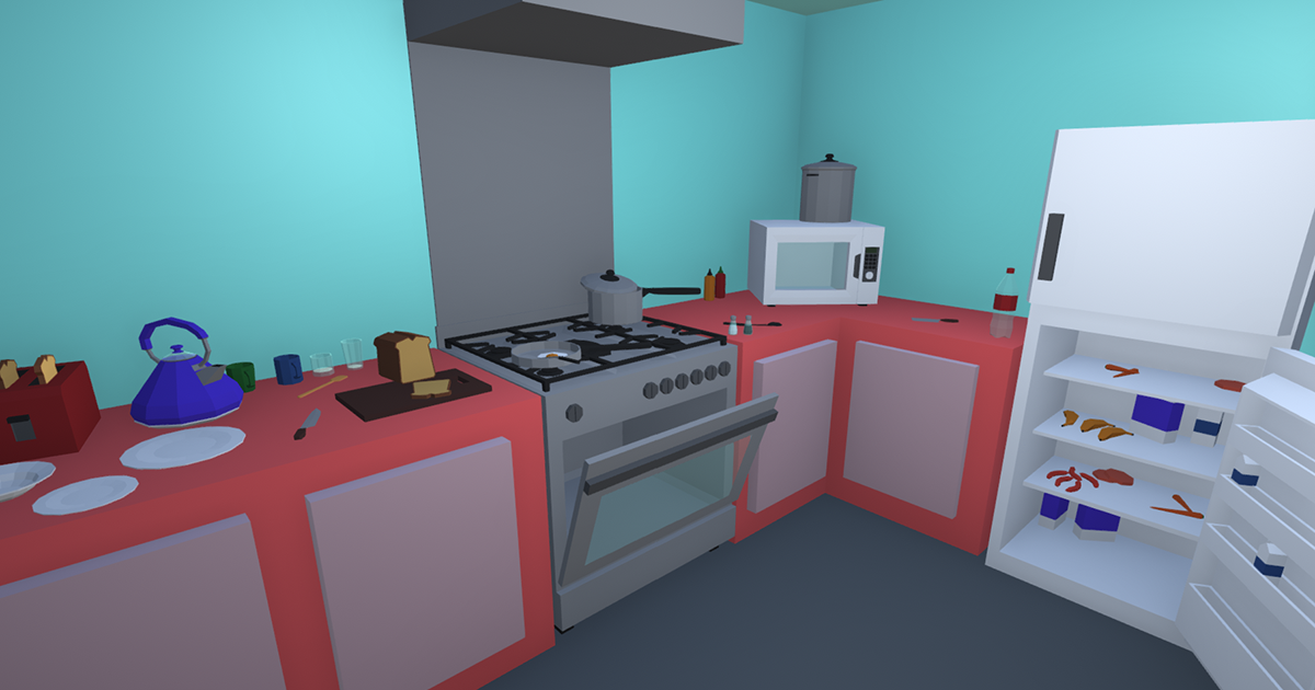Lowpoly Kitchen Pack | 3D Props | Unity Asset Store