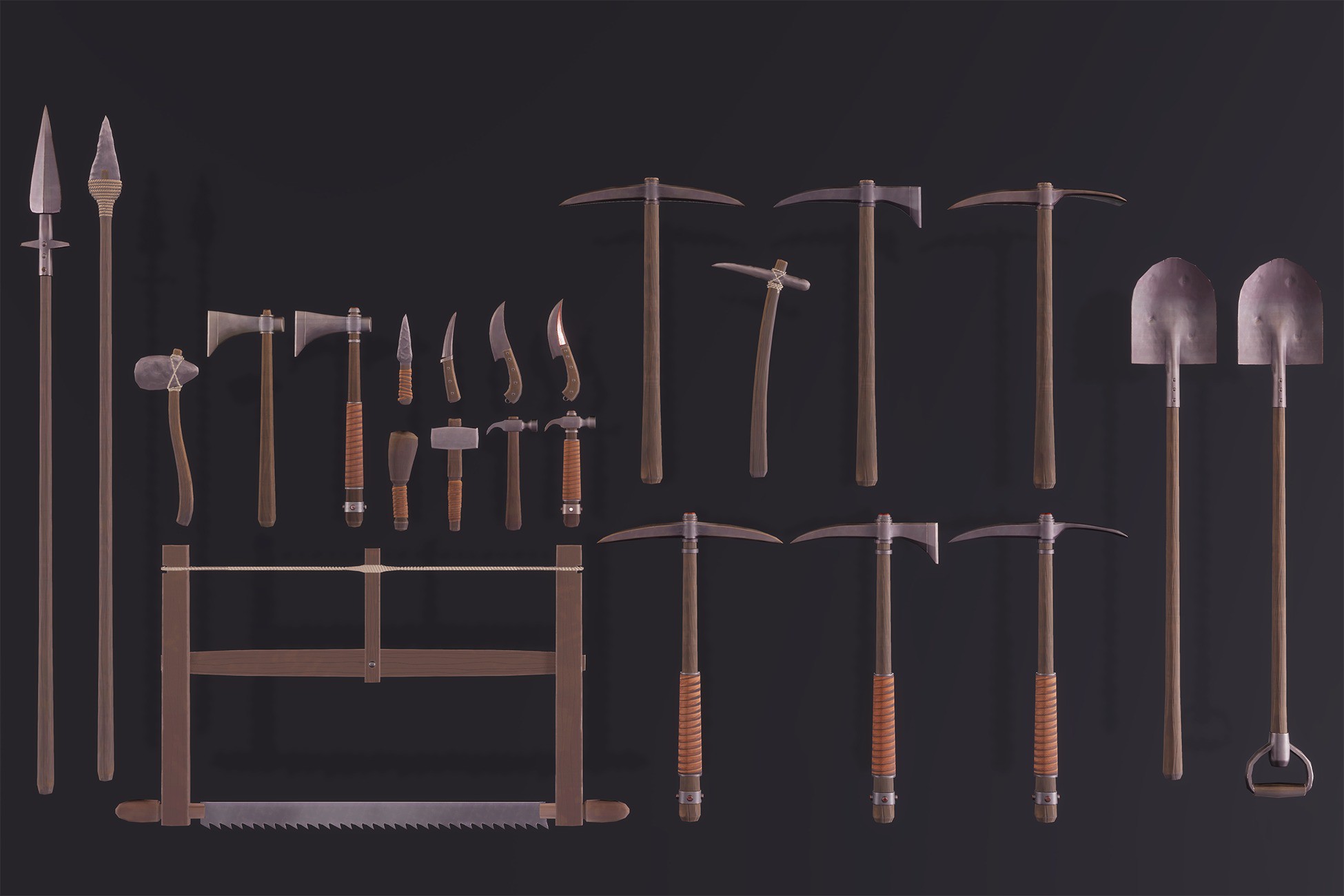 CaraZank's Stylized Crafting & Survival Tools | 3D Tools | Unity Asset ...