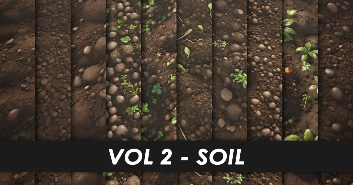 Realistic Textures - Vol 2 - Soil | 2D Textures & Materials | Unity ...