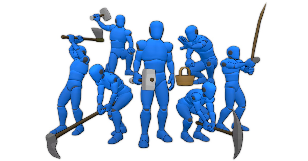 Human Crafting Animations | 3D Animations | Unity Asset Store