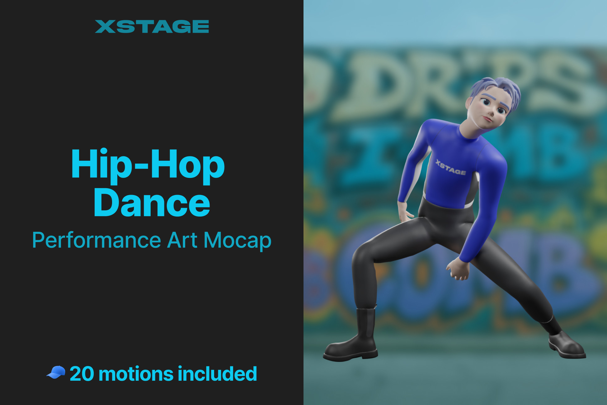 Hip-Hop Dance | Performance Art Mocap Pack | 3D Animations | Unity ...