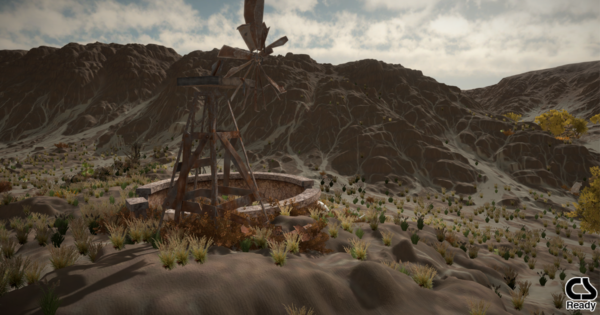 Parched Riverbed Terrain | 3D Landscapes | Unity Asset Store