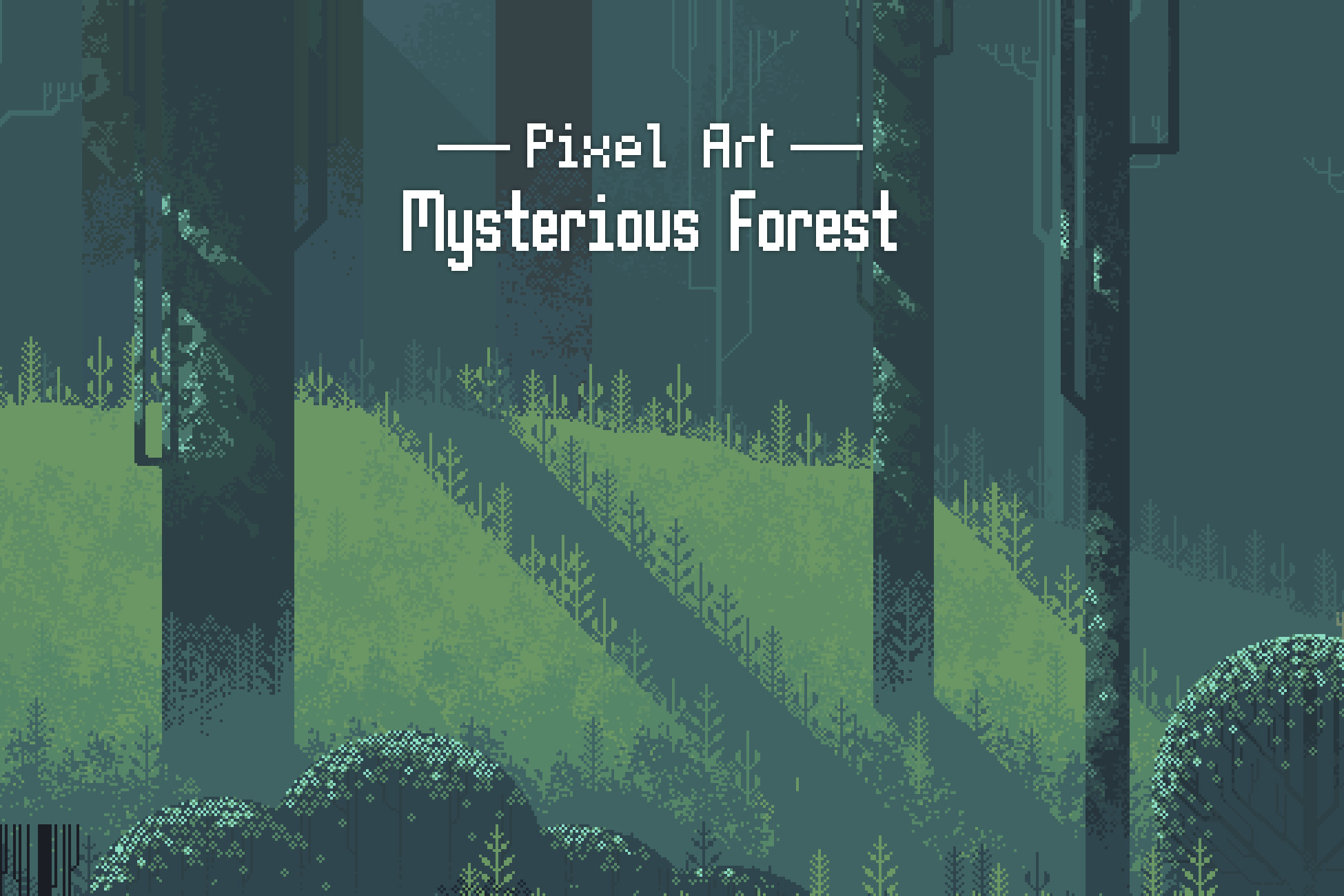 Pixel Art Mysterious Forest | 2D Environments | Unity Asset Store
