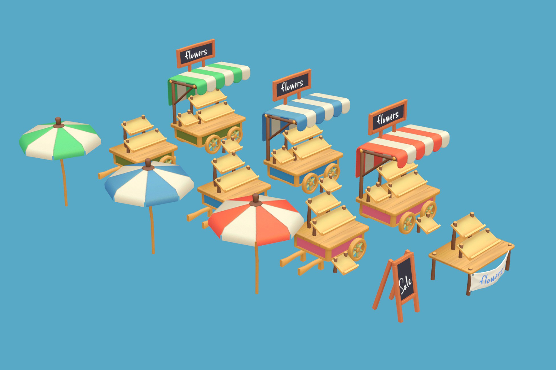 3D Marketplace Pack | 3D Props | Unity Asset Store