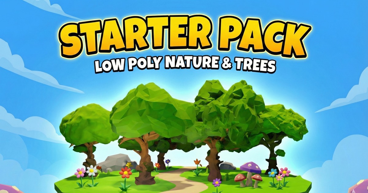 LowPoly Trees Game-Ready Free-Asset | 3D 樹木 | Unity Asset Store