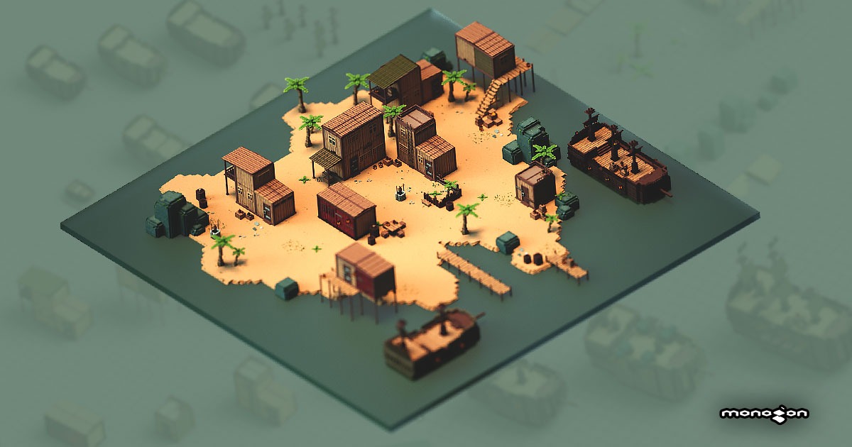 Voxel Pirates - 3D pixel art - monogon | 3D Props | Unity Asset Store