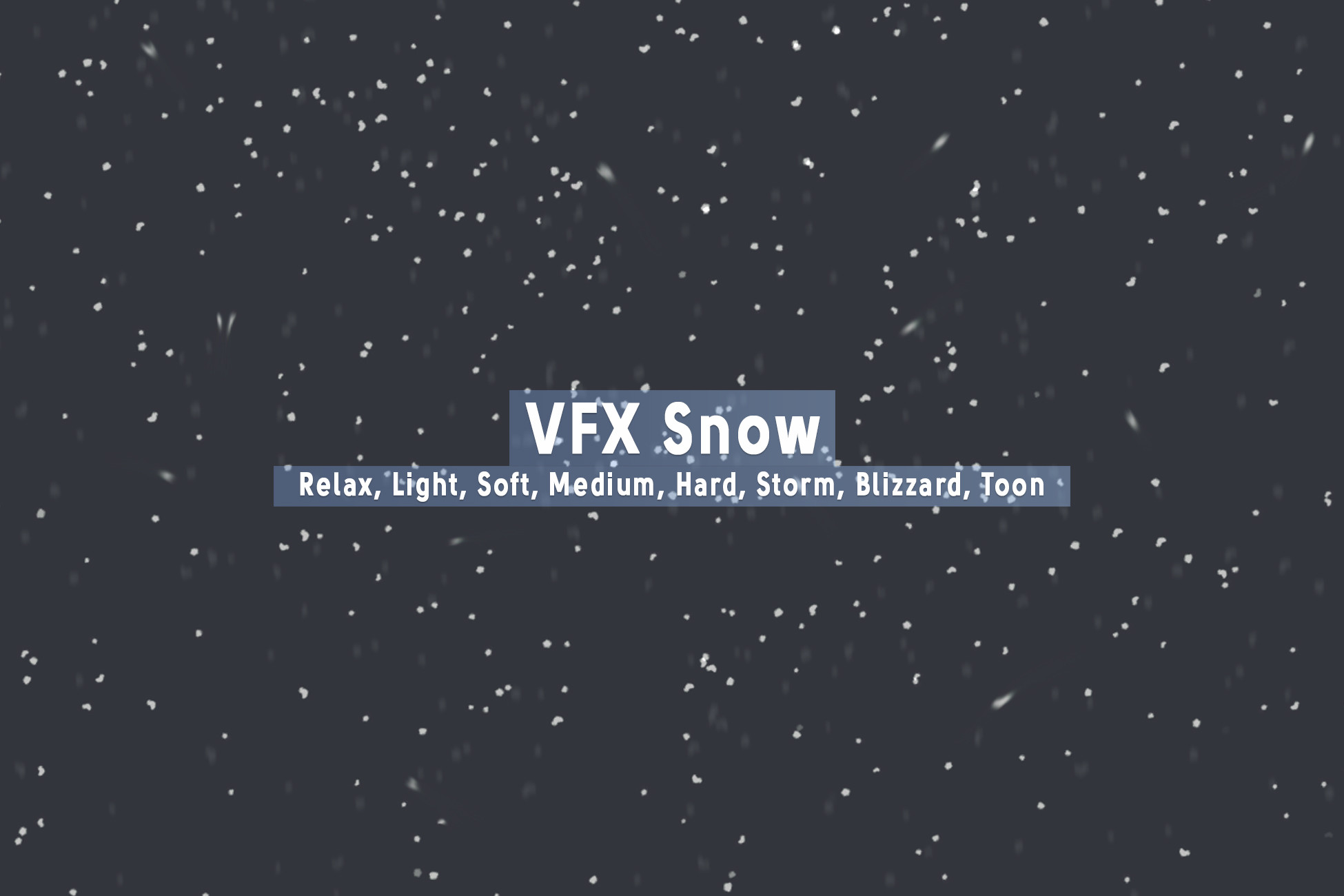 VFX Snow | Environment | Unity Asset Store
