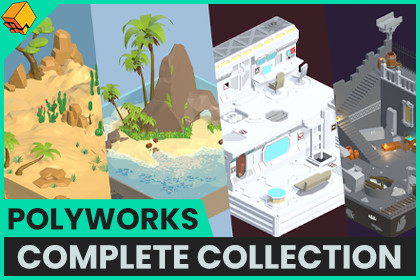 Low Poly Complete Collection - Polyworks | Unity AssetStore Price down ...