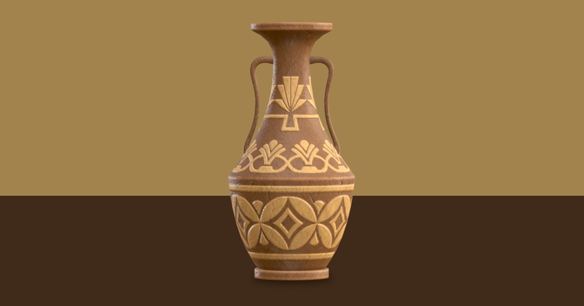 Egyptian_Vase_4 | 3D Interior | Unity Asset Store