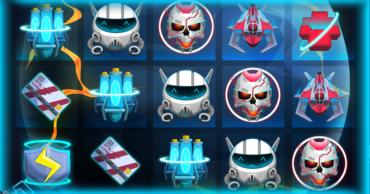 Space Slot machine game template | 2D Icons | Unity Asset Store