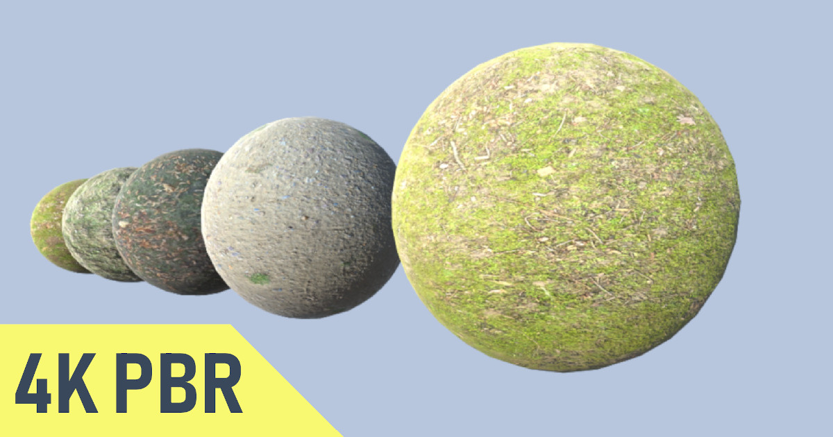 Gracious Grass 4K PBR Material Pack | 2D Nature | Unity Asset Store