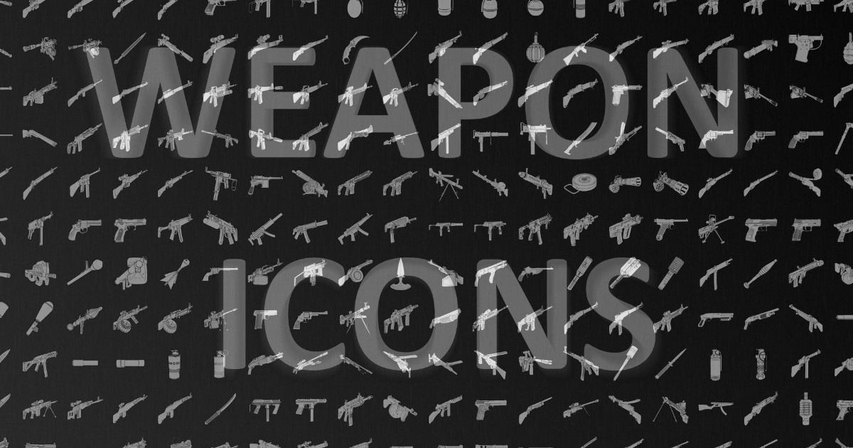 300 Weapon Icons Line Art | 2D Icons | Unity Asset Store
