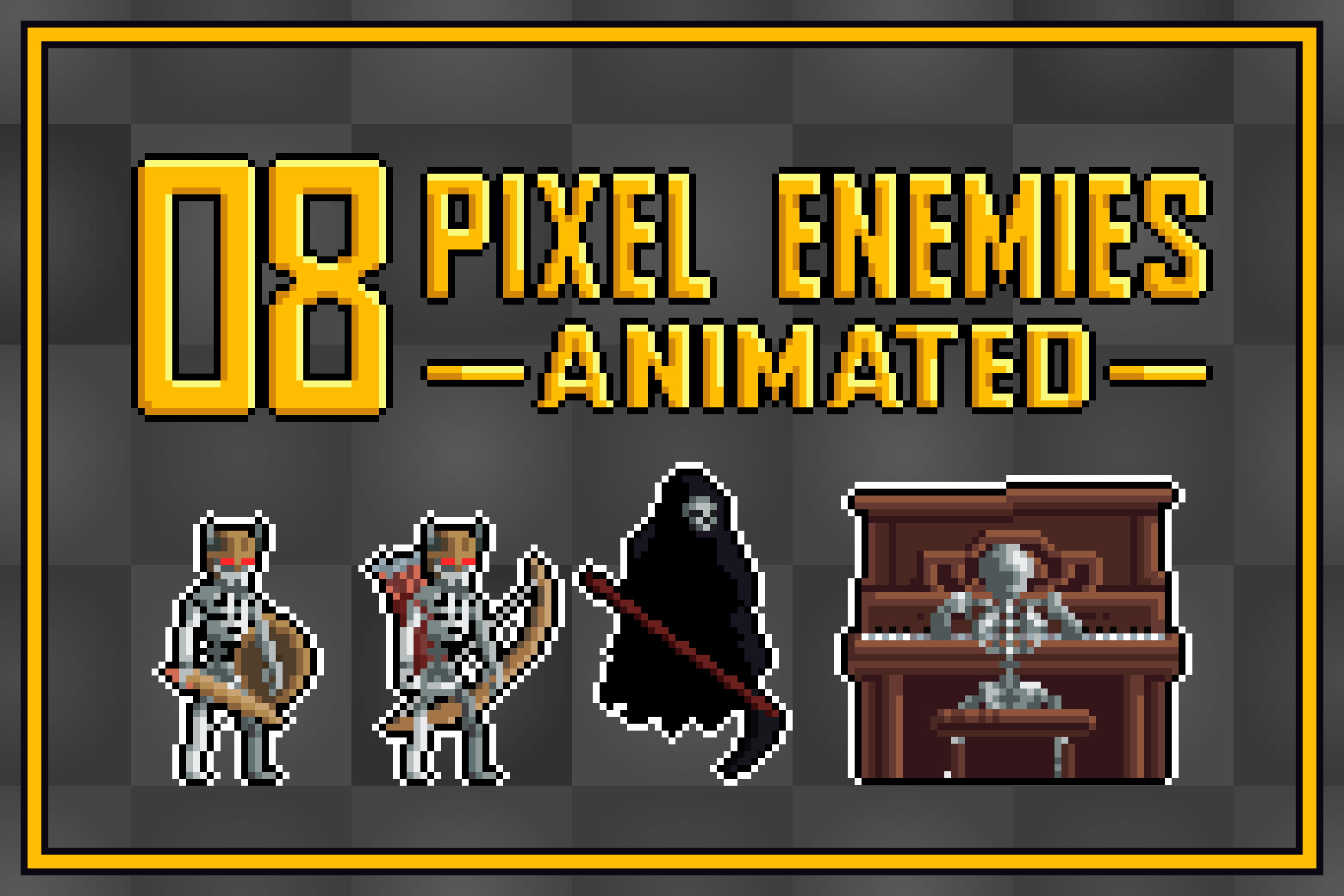 Enemy Galore 4 - Pixel Art | 2D Characters | Unity Asset Store