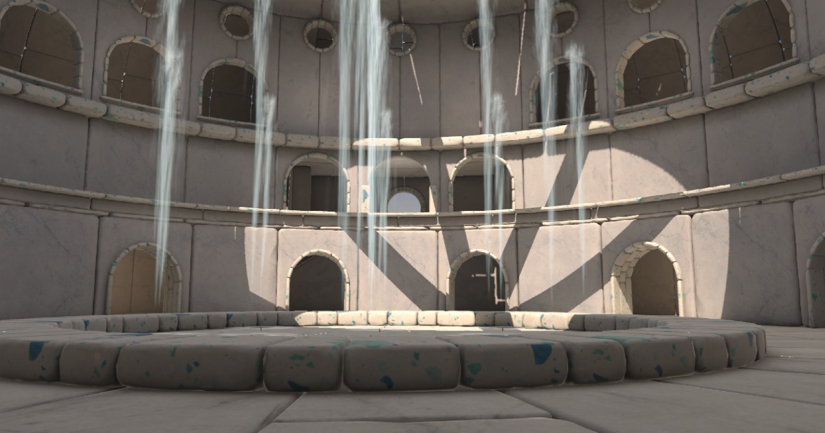 Archaic Fountain Hall | 3D Environments | Unity Asset Store